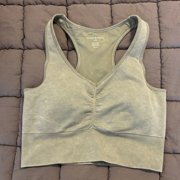 Harmony Balance | Tops | Olive Womens Sports Bra | Poshmark